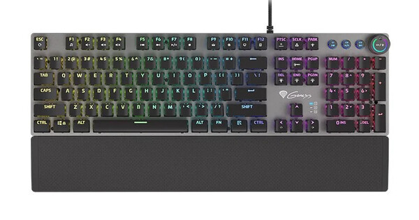 Genesis Thor 401 RGB - Teclado mecánico marrón | CrearPC