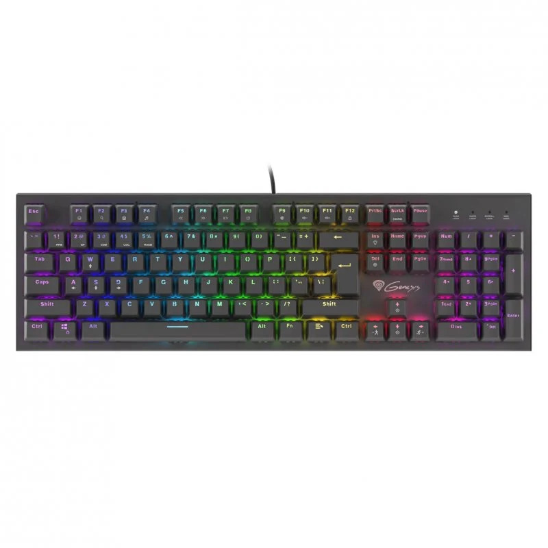 Genesis Thor 300 Teclado Mecánico Gaming RGB Negro Switch Outemu Marrón